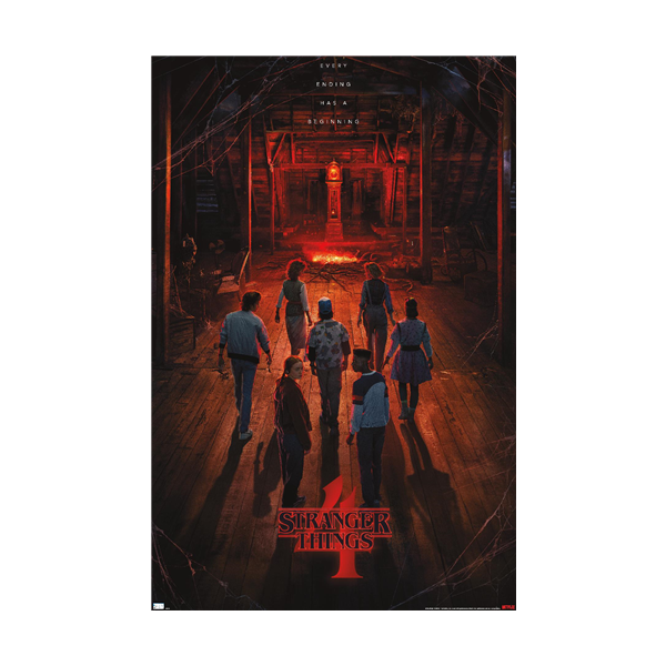 Trends International Stranger Things S4 Creel House Teaser One Sheet Poster