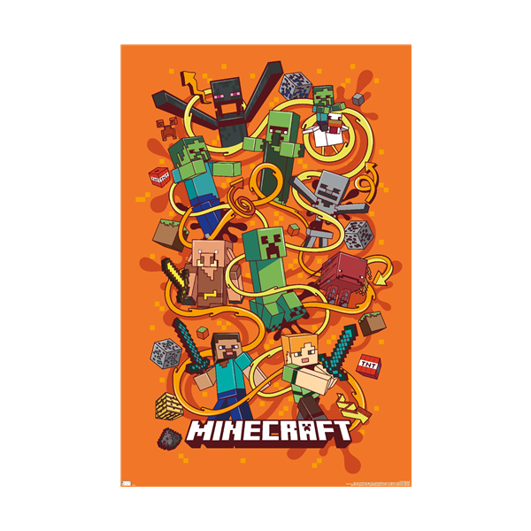 Trends International Minecraft - Funtage Poster