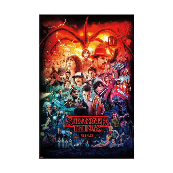 Trends Netflix Stranger Things - Three Seasons One Sheet Poster