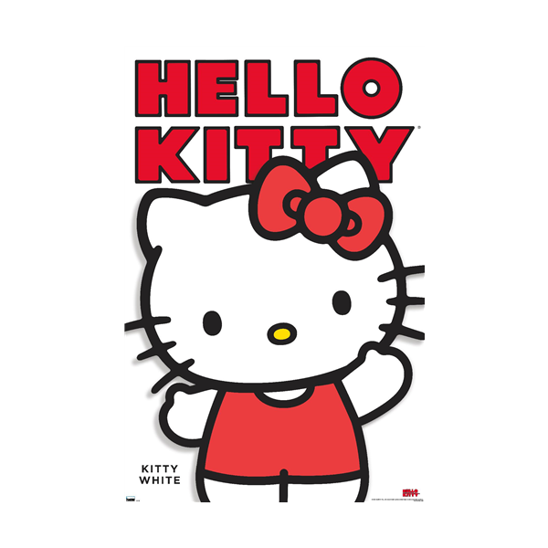 Trends Hello Kitty: Basic - Kitty White Feature Series Poster