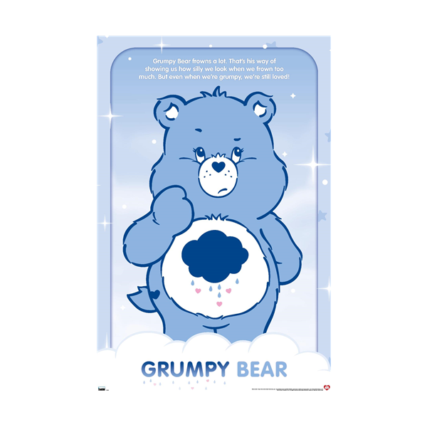 Trends International Care Bears - Grumpy Bear Poster