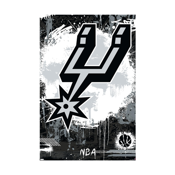 Trends International NBA San Antonio Spurs - Maximalist Logo 23 Poster