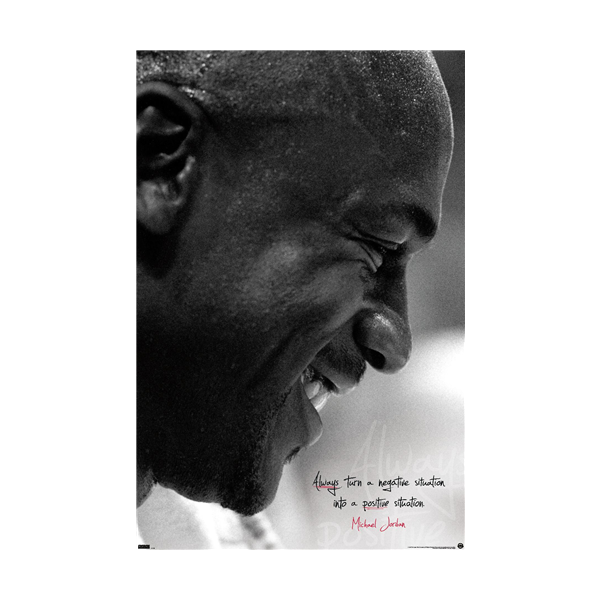 Trends International Michael Jordan - Always Positive Poster