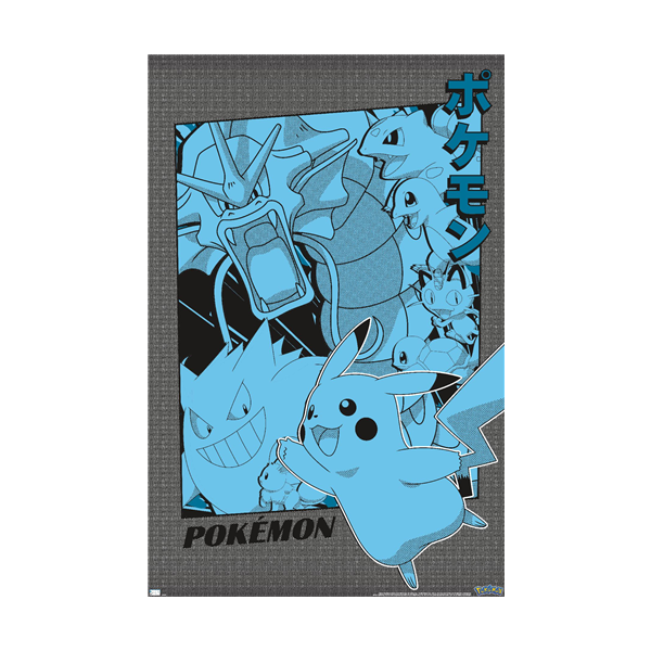 Trends International Pokemon - Group Anime Poster
