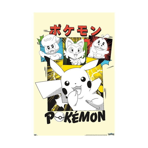 Trends International Pokemon - Smiles Anime Poster