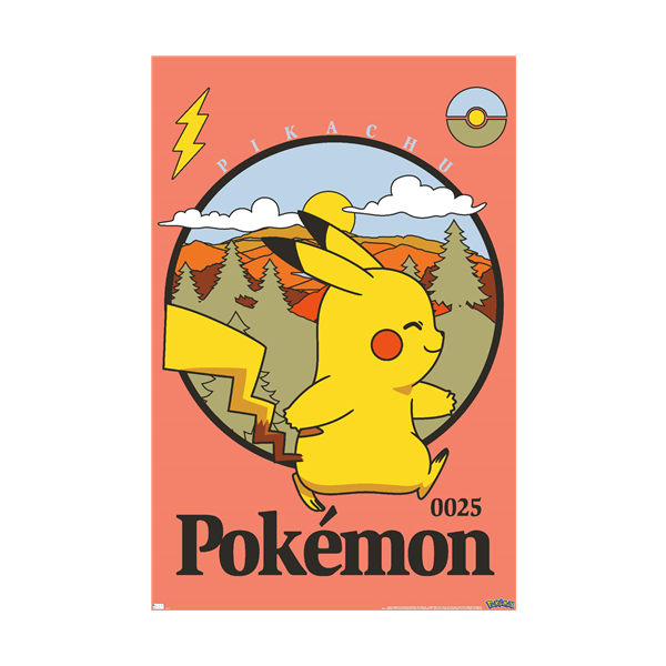 Trends Pokémon - Pikachu Outdoor Adventure Poster