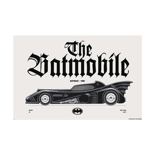 Trends DC Comics Batman: 85th Anniversary - The Batmobile 1989 Poster