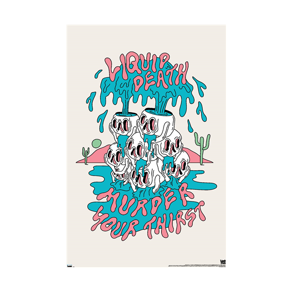 Trends Liquid Death - Death Valley Poster