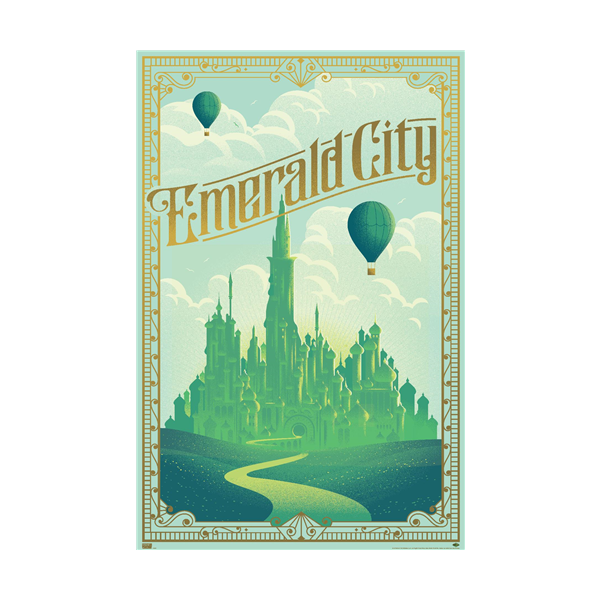 Trends Wicked - Emerald City Poster