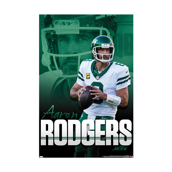 Trends NFL New York Jets - Aaron Rodgers 24 Poster