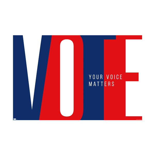 Trends Vote - Your Voice Matters Poster
