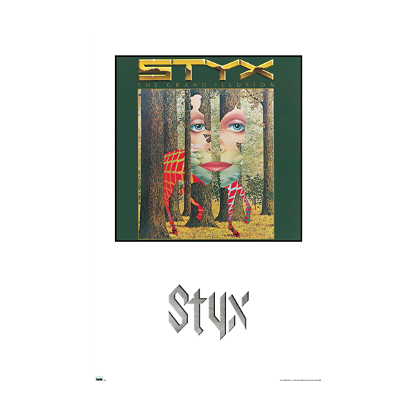 Trends Styx - The Grand Illusion Album Series Poster