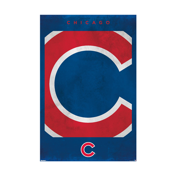 Allposters MLB Chicago Cubs - Logo 25 Poster