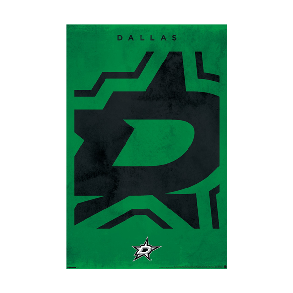 Allposters NHL Dallas Stars - Logo 25 Poster
