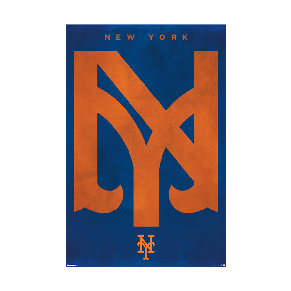 Allposters MLB New York Mets - Logo 25 Poster