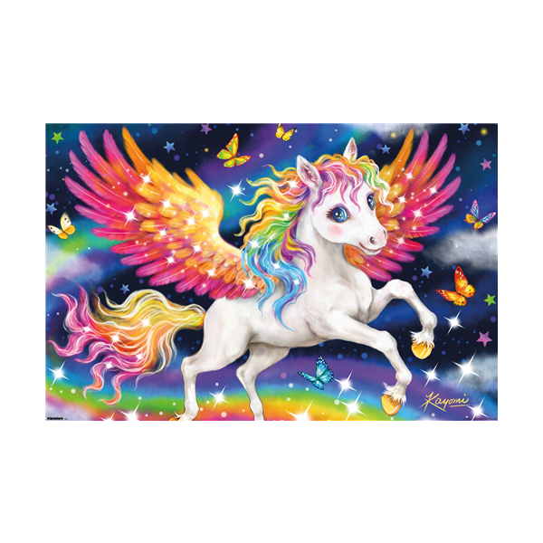 Allposters Kayomi Harai - Pegasus Rainbow Flight Poster