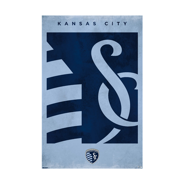 Allposters MLS Sporting Kansas City - Logo 25 Poster