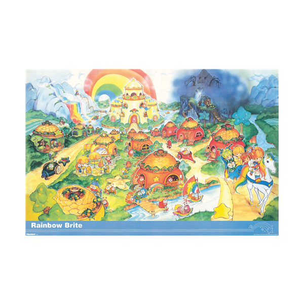 Allposters Rainbow Brite - Rainbow Land Poster