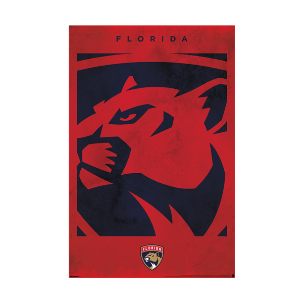 Allposters NHL Florida Panthers - Logo 25 Poster