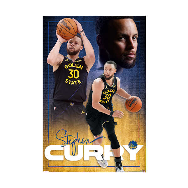 Allposters NBA Golden State Warriors - Stephen Curry 25 Poster
