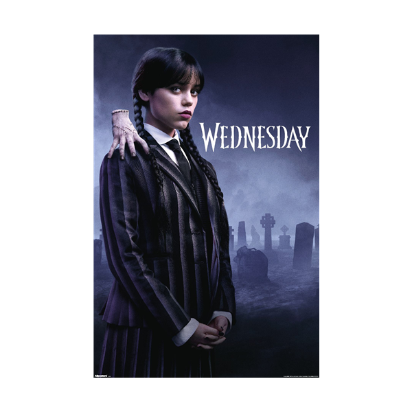 Allposters Wednesday: Season 2 (2025) - Wednesday & Thing One Sheet Poster