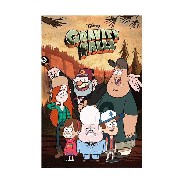 Allposters Disney Gravity Falls (2012) - Group Poster