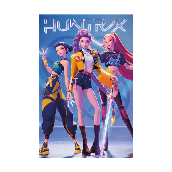 Allposters Netflix KPop Demon Hunters (2025) - Huntrix Hero Group Poster