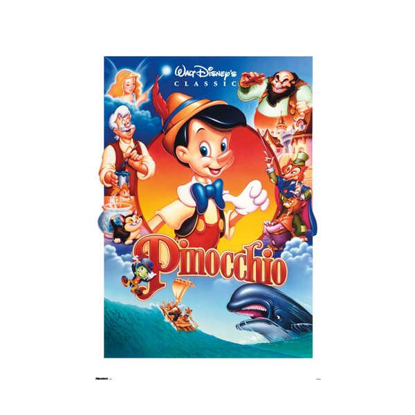 Allposters Disney Pinocchio (1940) - Group One Sheet Poster