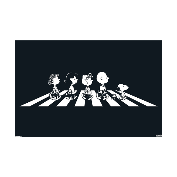Allposters Peanuts - Character Street Walk Poster