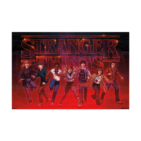 Allposters Netflix Stranger Things: Season 5 (2025) - Animated Group Poster