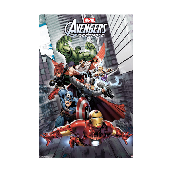 Trends International Marvel Comics - Avengers Assemble 24x36 Wall Poster