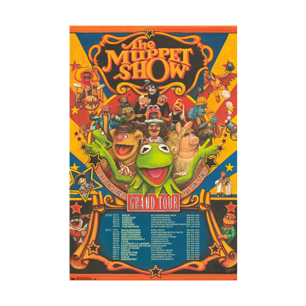 Trends International Disney The Muppets: Most Wanted - Grand Tour Wall ...