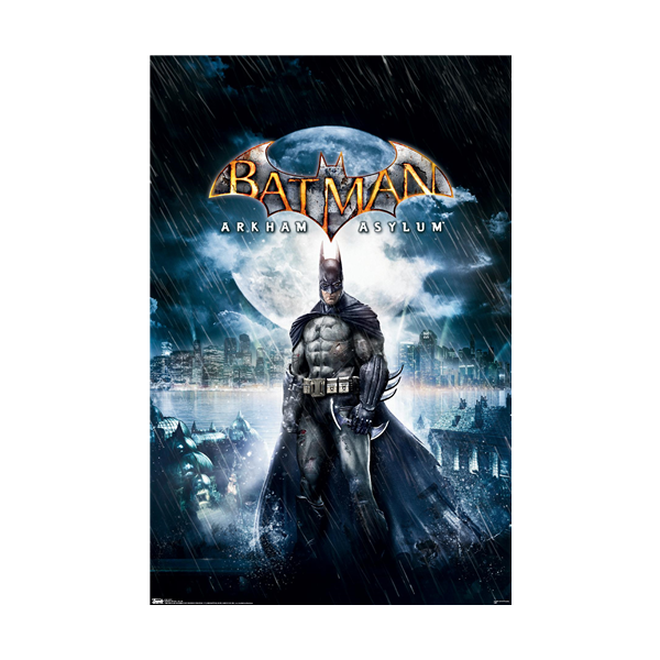 Trends International DC Comics VIdeo Game Arkham Asylum Key Art Wall Poster