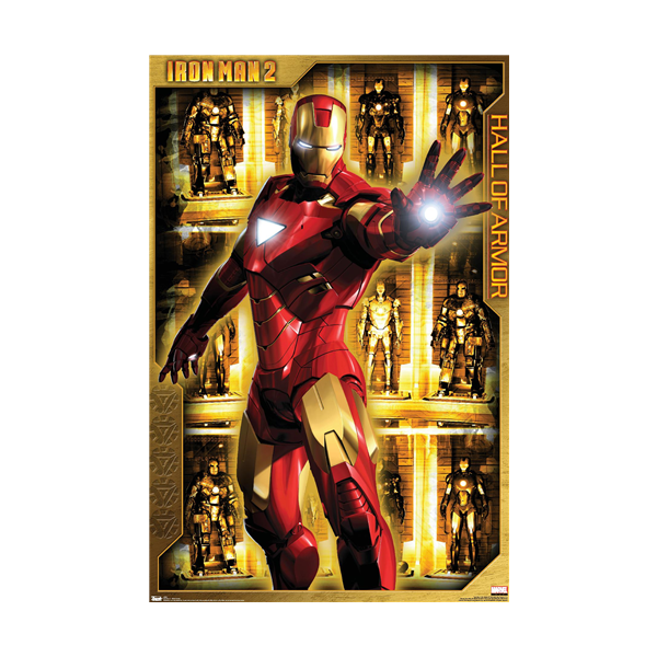 Trends International Marvel Cinematic Universe - Iron Man 2 - Hall of ...