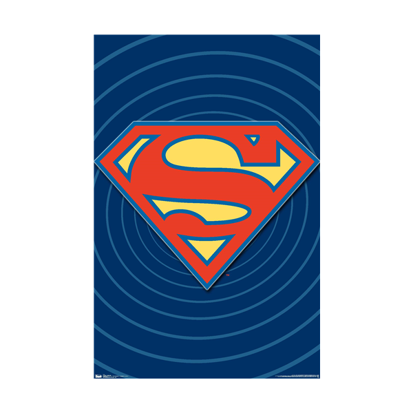 Trends International DC Comics Superman Classic Logo Wall Poster
