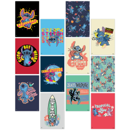 Trends International Disney Lilo and Stitch Poster Collage Set (12-Pack)
