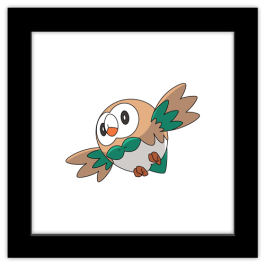 Gallery Pops Pokemon - Rowlet Framed Art Print