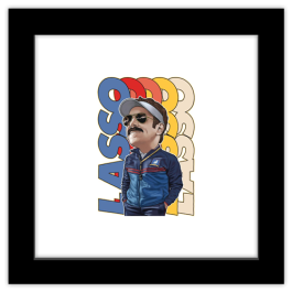 Gallery Pops Ted Lasso - Ted Lasso Bobblehead Framed Art Print