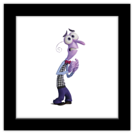 Gallery Pops Disney Inside Out 2 - Fear Character Framed Art Print