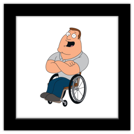 Gallery Pops Family Guy - Joe Swanson Framed Art Print