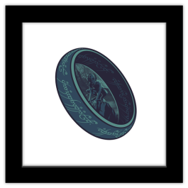 Gallery Pops The Lord of the Rings - Gollum One Ring Framed Art Print