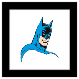 Gallery Pops DC Comics Batman Vintage Comic Headshot Framed Art Print
