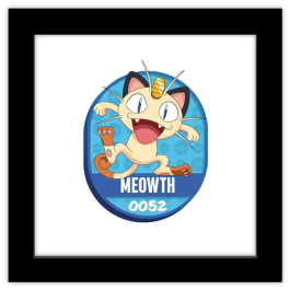 Gallery Pops Pokémon - All-Time Favorites #0052 Meowth Framed Art Print