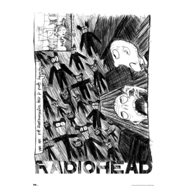 Trends International Radiohead - Scribble Wall Poster