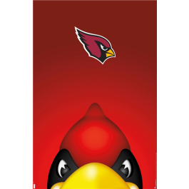 Trends International NFL Arizona Cardinals - S. Preston Mascot Big Red ...