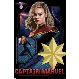 Trends Marvel The Marvels - Captain Marvel Poster