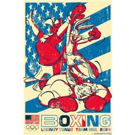 Trends Looney Tunes x Team USA - Boxing Poster