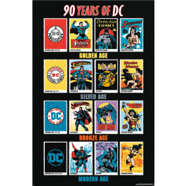 Allposters DC Comics 90th - 90 Years Of DC Poster
