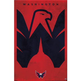 Allposters NHL Washington Capitals - Logo 25 Poster