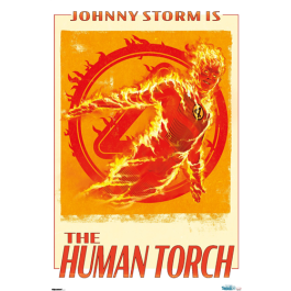 Allposters Marvel Fantastic Four: First Steps - Johnny Storm Is The ...
